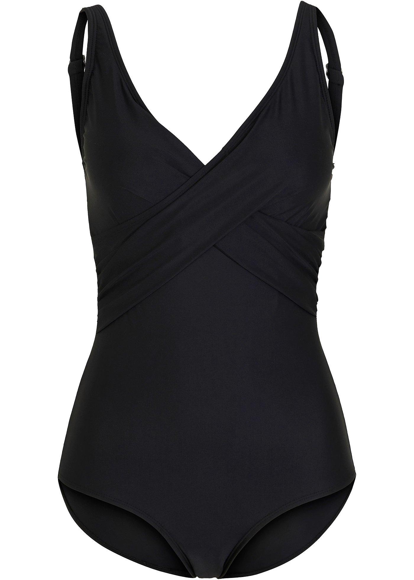 Mooi shaping badpak, medium corrigerend - zwart