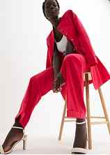 Klassieke Marlene Dietrich broek - rood, regular